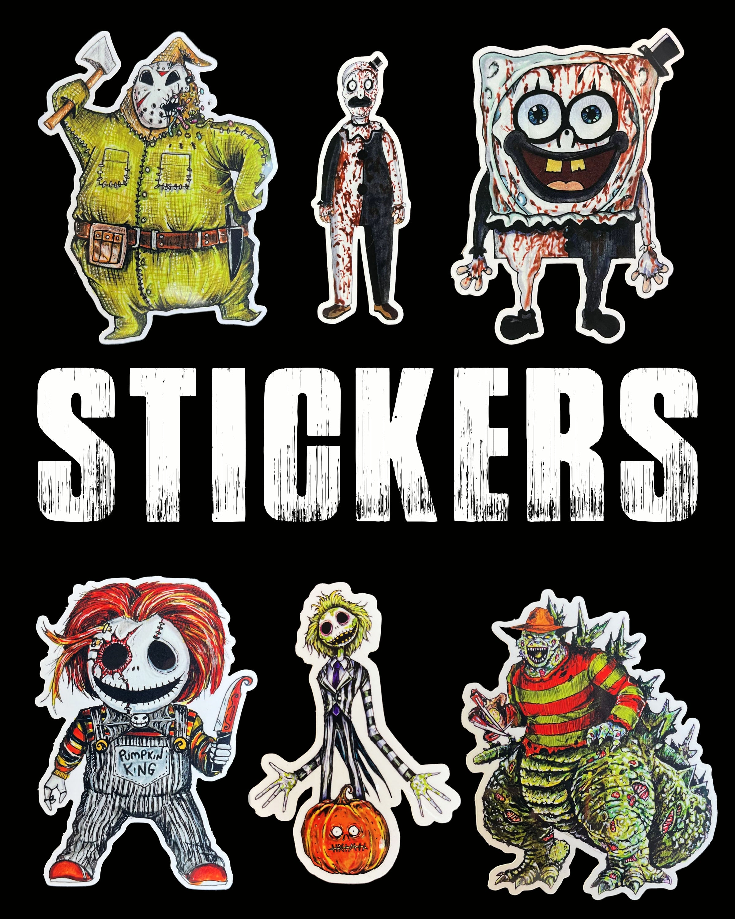 STICKERS! – Art by Lee Howard